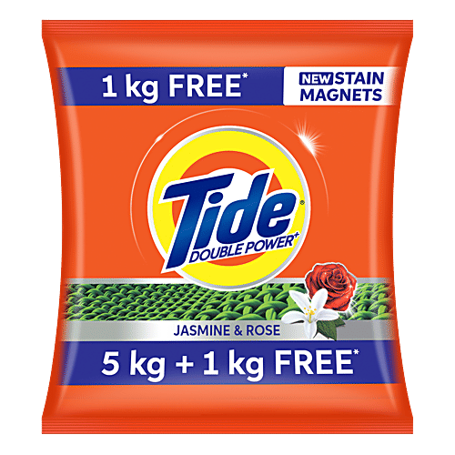 Buy Tide Double Power Jasmine & Rose Detergent Powder Online at Best Price of Rs 596.75 - bigbasket