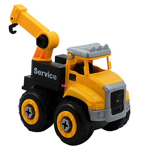 Buy Toy Cloud DIY Do It Yourself Construction Vehicle Play Crane ...
