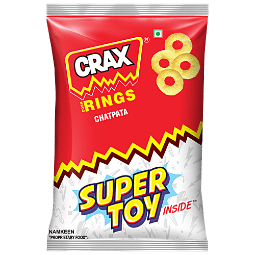 Buy Crax Corn Rings - Chatpata Namkeen Online at Best Price of Rs 24 ...