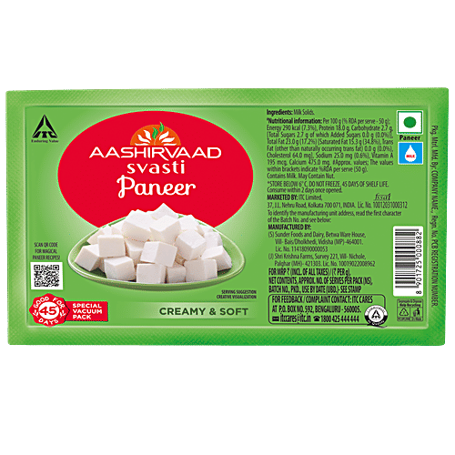 Buy Aashirvaad Svasti Paneer Block Online at Best Price of Rs 70 ...