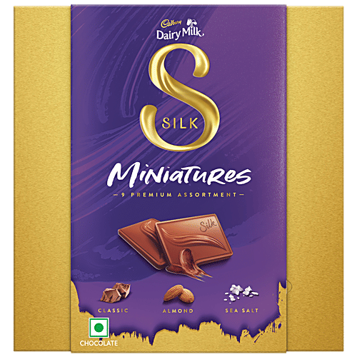 Buy Cadbury Dairy Milk Silk Miniatures Premium Assorted Chocolate Gift ...
