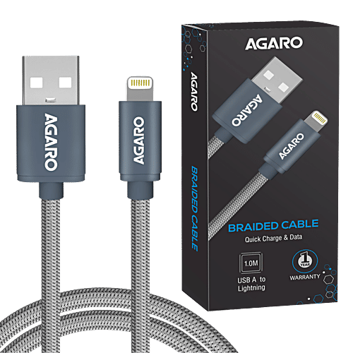 Buy Agaro Type A To 8 Pin Lightning Cable - For Apple Devices 1.2 m ...