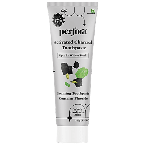 Buy Perfora Activated Charcoal Toothpaste Online at Best Price of Rs 88 ...