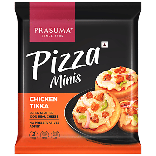 Buy Prasuma Chicken Tikka Pizza Minis Online at Best Price of Rs 158.4 ...