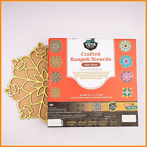 Buy Tota Readymade MDF Stencils - Assorted Design Online at Best Price ...