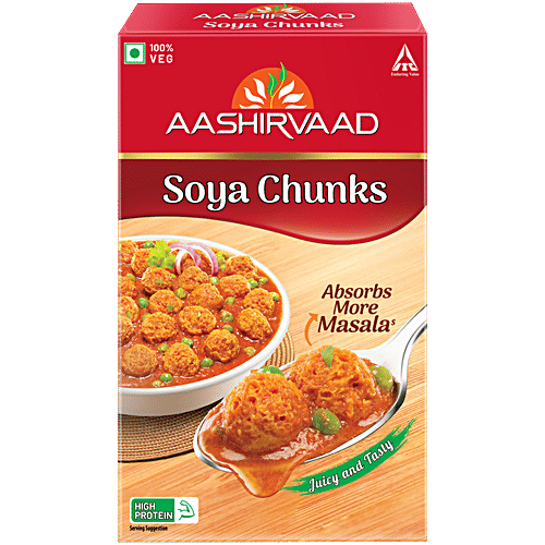 Buy Aashirvaad Soya Chunks Online at Best Price of Rs 51 - bigbasket