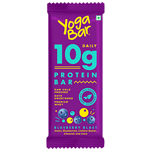 Buy Yoga Bar 10 g Protein Bar - Blueberry Blast, Gluten-Free, Raw Cold ...