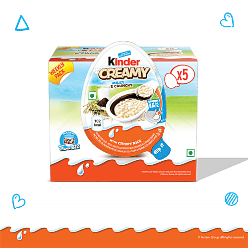 Buy Kinder Creamy, Milky & Crunchy Online at Best Price of Rs 90 ...