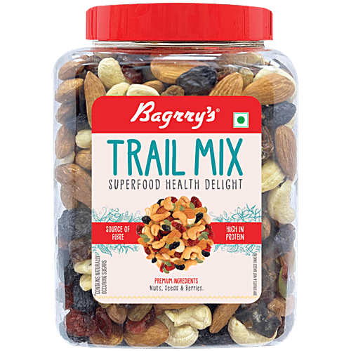 Buy Bagrry's Trail Mix Superfood Health Delight - Premium Nuts, Seeds ...