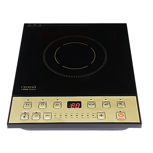 Buy Croma 1600W Induction Cooktop with 7 Preset Menus Online at Best ...