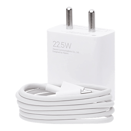 Buy Xiaomi 22.5W Type A Fast Charger (Type A to Type C Cable, Qualcomm Quick Charge 3.0, White ...