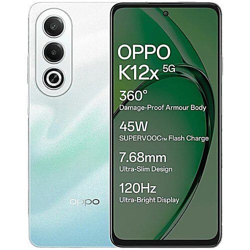 Buy Oppo K12x 5G (6GB RAM, 128GB, Breeze Blue) Online at Best Price of ...