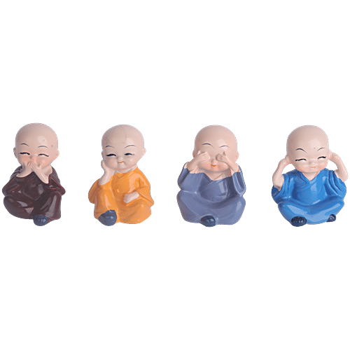 Buy DP Little Baby Monk Buddha Figurine Set Online at Best Price of Rs ...