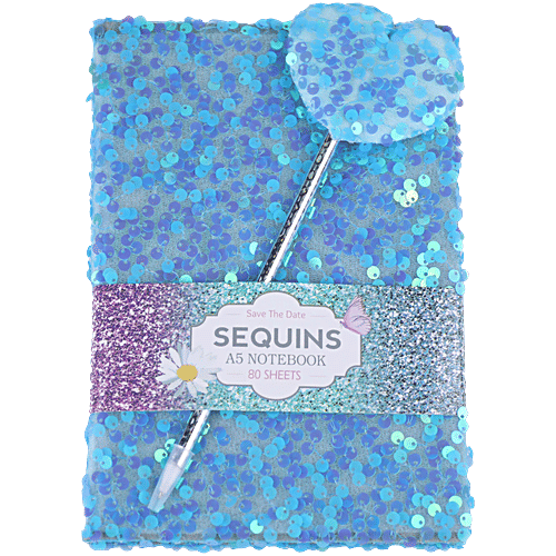 Buy DP My Secret Diary With Heart Pen Sequin - A5 Size, 80 Pages Online ...