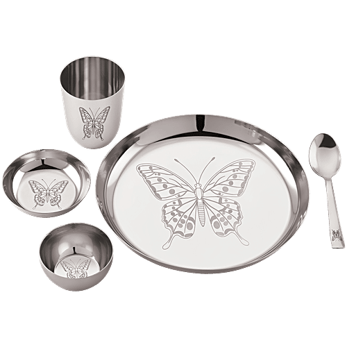Buy Anjali Wonder Wings Stainless Steel Kids Dinner Set Online at Best Price of Rs 289 - bigbasket