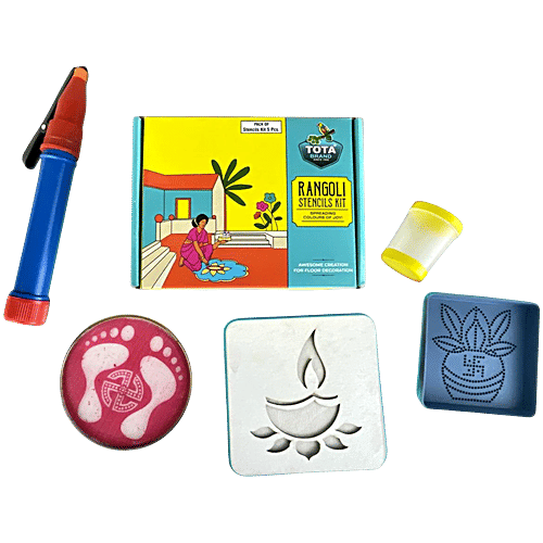 Buy Tota Rangoli Stencil Kit Online at Best Price of Rs 69 - bigbasket