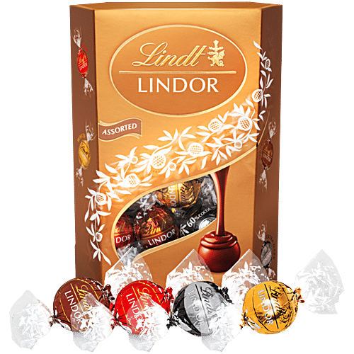Buy Lindt Lindor Smooth Melting Assorted Chocolate Truffles Online at ...