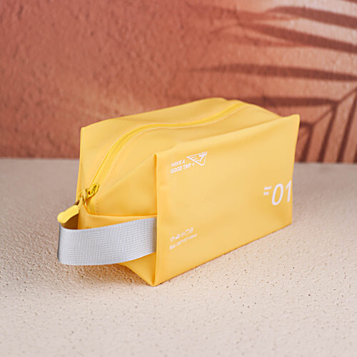 Buy DP Travel Organiser Pouch/Bag - With Zipper, Yellow Online at Best ...