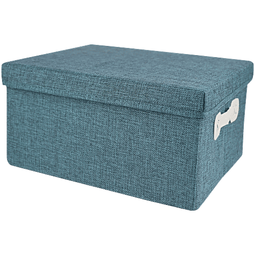 Buy DP Cotton Cloth Storage Box - Small, Foldable Organizer Bag For ...