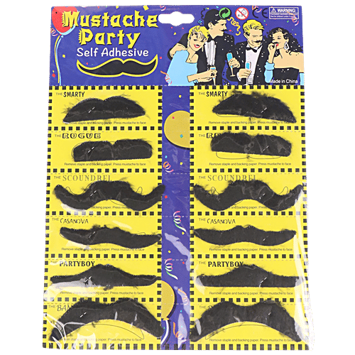 Buy DP Self Adhesive Moustache Halloween Party Set Online at Best Price ...