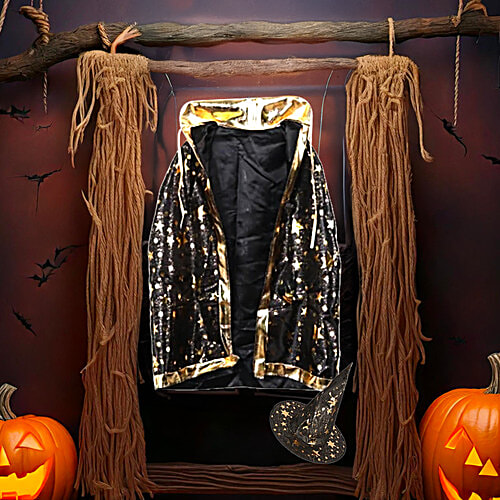 Buy DP Nylon Black Halloween Costume For Adults - Spooky & Stylish ...