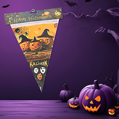 Buy DP Halloween Party Banner Triangle Flag Online at Best Price of Rs ...