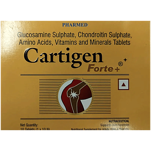 Buy Cartigen Forte+ Tablet With Glucosamine, Chondroitin, Amino Acids ...