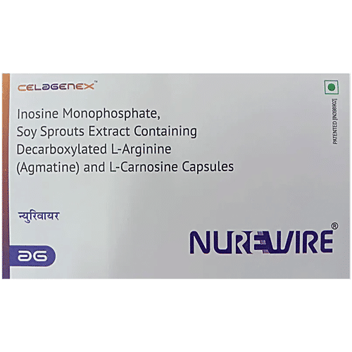 Buy Nurewire Capsule With Inosine Monophosphate, Agmatine Sulphate & L ...