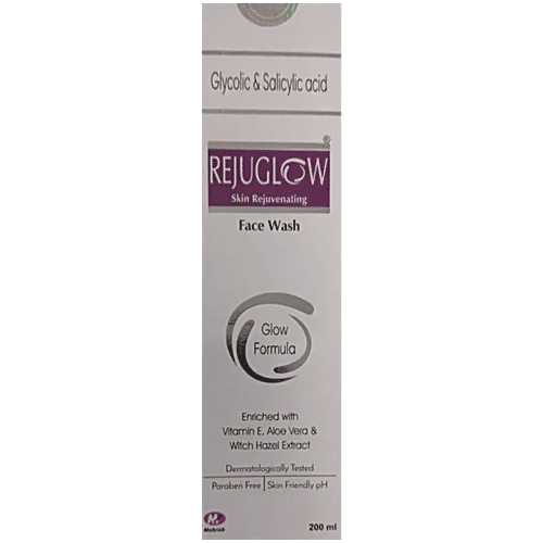 Buy Rejuglow Face Wash With Glycolic & Salicylic Acid For Skin ...