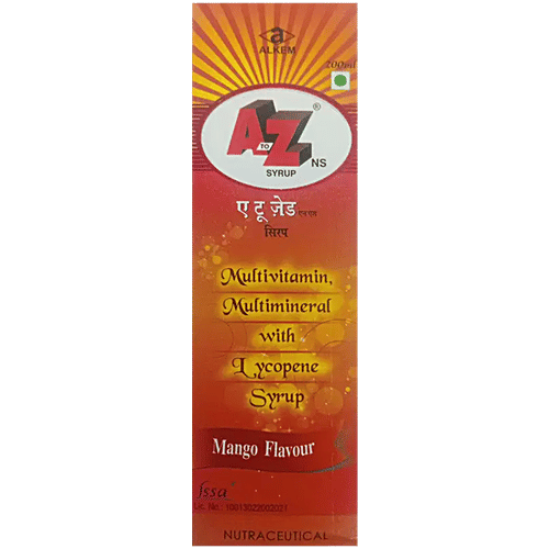 Buy A To Z NS Multivitamin & Multimineral Syrup - Mango Online at Best ...