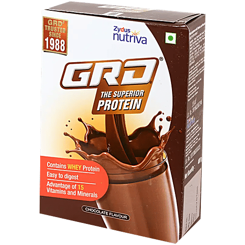 Buy Grd Whey Protein Powder With Vitamins & Minerals - Chocolate Online ...