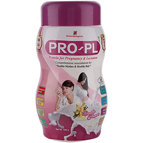 Buy Pro-Pl Protein Powder For Healthy Pregnancy & Lactation - Vanilla ...
