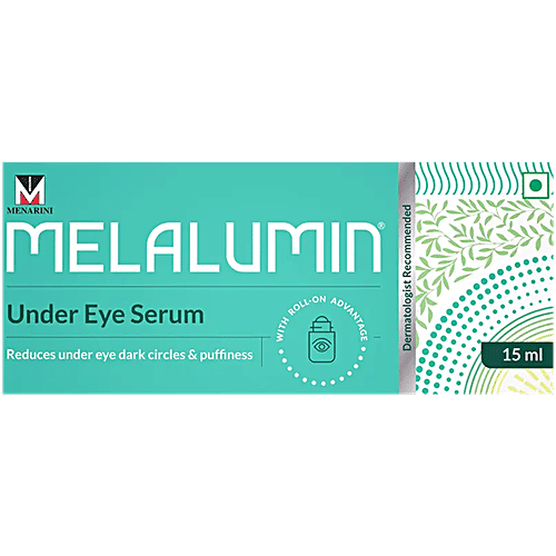 Buy Melalumin Under Eye Serum - For Under Eye Dark Circles, Puffiness ...