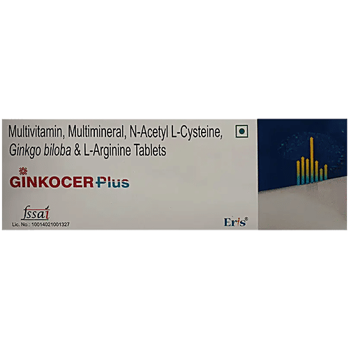 Buy Ginkocer Plus Tablet Online at Best Price of Rs 369.73 - bigbasket