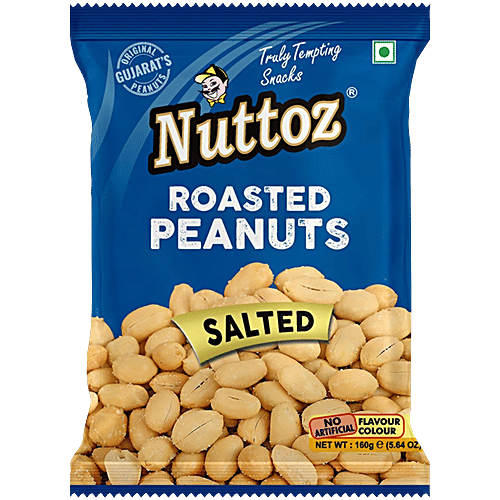 Buy Nuttoz Roasted Peanuts - Salted Online at Best Price of Rs 59.5 ...