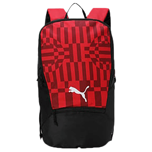 Buy Puma Individual Rise Football Red & Black Polyester Printed ...