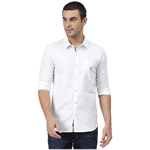 Buy Thomas Scott White Regular Fit Shirt Online at Best Price of Rs 849 ...