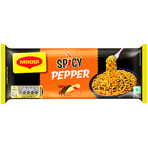 Buy Maggi Spicy Pepper Instant Noodles Online at Best Price of Rs 94.05 ...