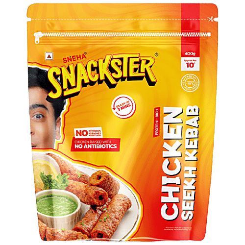Buy Sneha Snackster Chicken Seekh Kebab Online at Best Price of Rs 273. ...
