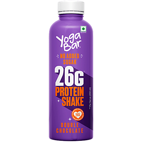 Buy Yoga Bar Double Chocolate 26 g Protein Shake Online at Best Price of Rs 140 - bigbasket