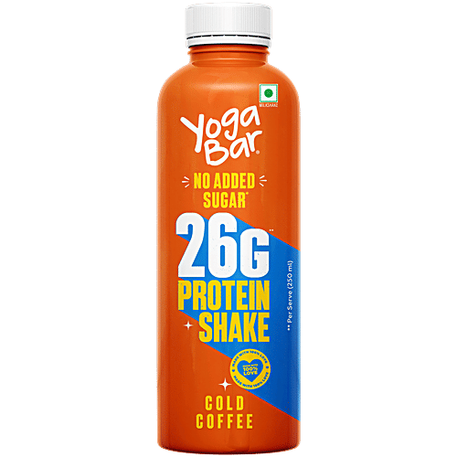 Buy Yoga Bar Cold Coffee 26 g Protein Shake Online at Best Price of Rs ...