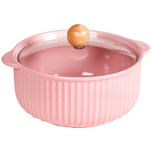 Buy Nestasia Ceramic All Purpose Serving Pot - Light Pink 1 pc Online ...