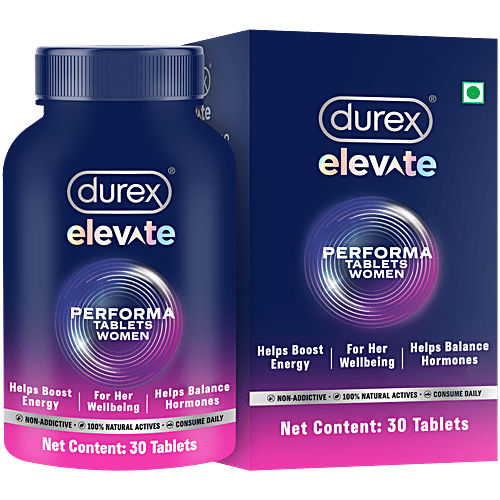Buy Durex Elevate Performa Tablets For Women Capsules Online at Best ...