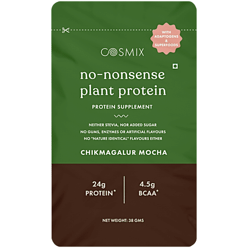 Buy Cosmix No Nonsense Plant Protein Supplement - Chikmagalur Mocha ...