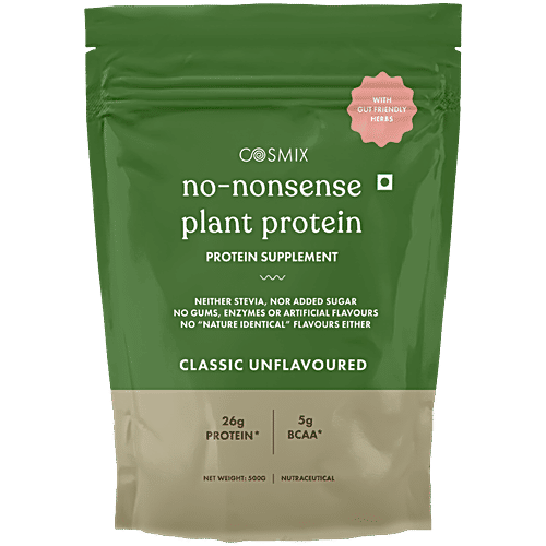 Buy Cosmix No Nonsense Plant Protein Supplement - Classic Unflavoured ...
