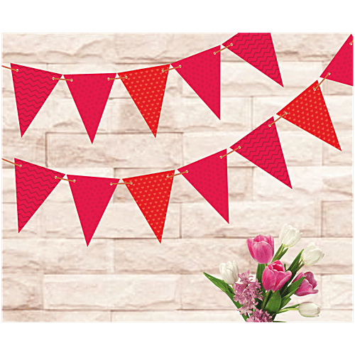 Buy Pearlfiesta Merry Christmas Decoration Banner Bunting Flags ...