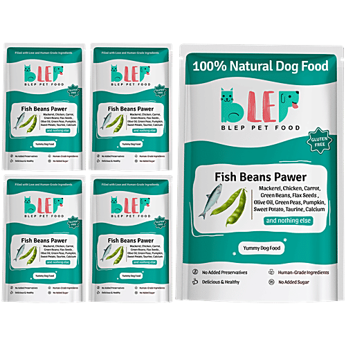 Buy Blep 100% Natural Dog Food - Fish Beans Pawer Online at Best Price ...