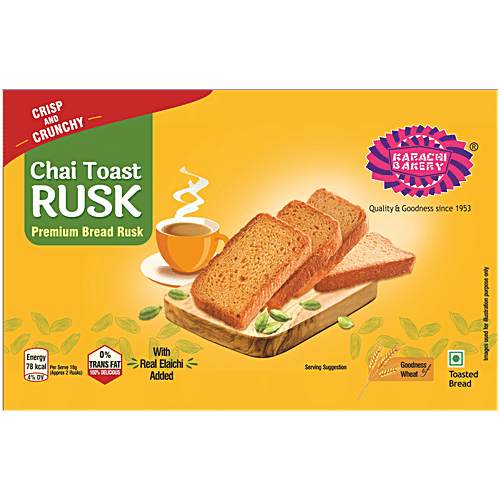 Buy Karachi Bakery Chai Toast Rusk Online at Best Price of Rs 40 ...