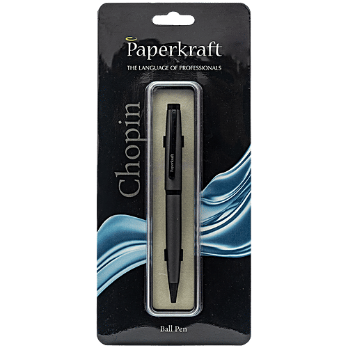 Buy Paperkraft Chopin Matte Grey Body - Metal Body Pen, Blue Ink Ball ...