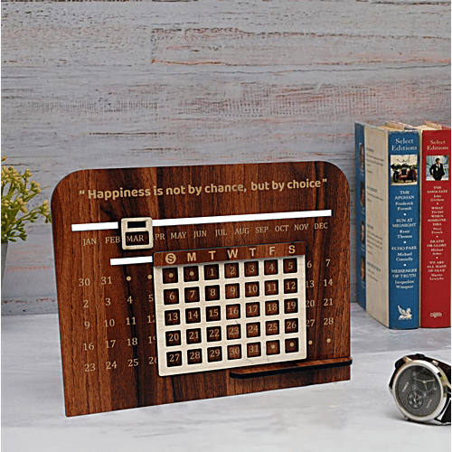 Buy Pearlfiesta Wooden Lifetime Infinite Motivational Quote 3D Desk ...